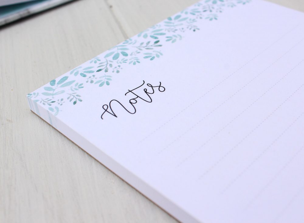 Watercolor Notepads | Britt Lauren Designs
