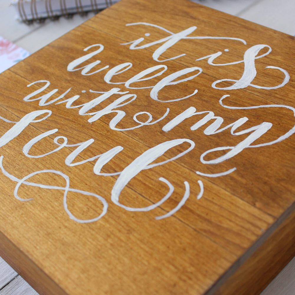 Wooden Standing Plaque - Britt Lauren Designs