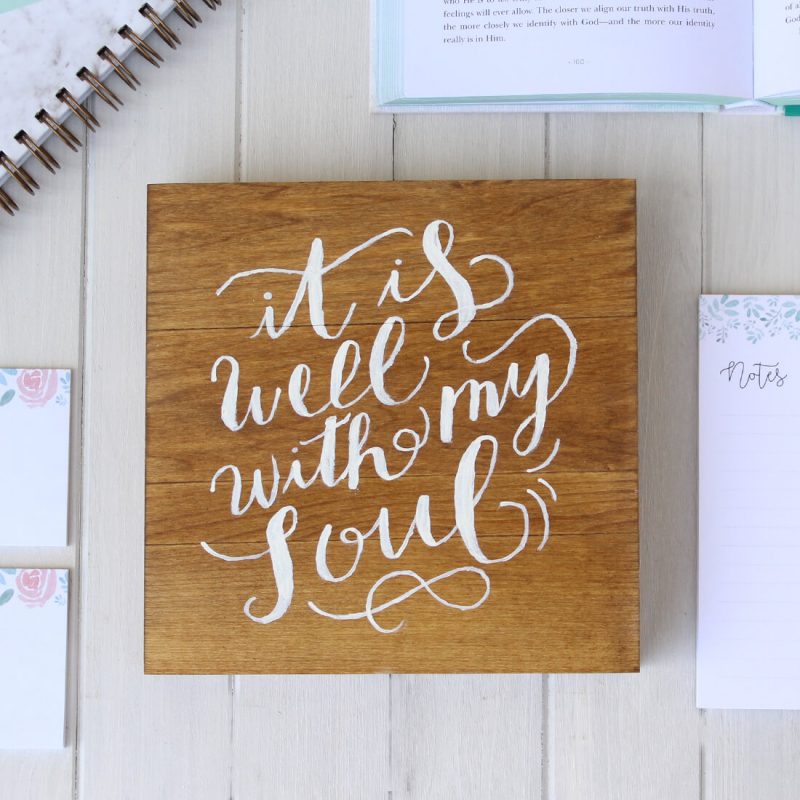 Wooden Standing Plaque - Britt Lauren Designs
